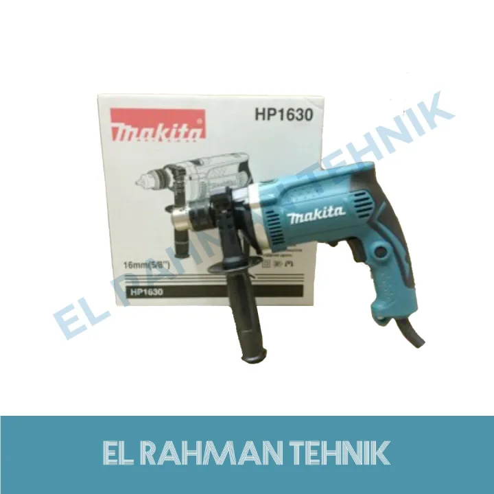 mesin Bor tangan beton tembok kayu besi 13mm MAKITA HP 1630 | Lazada Indonesia