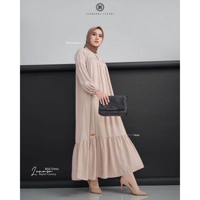 Lunara midi dress by Nadheera Luxury | Lazada Indonesia