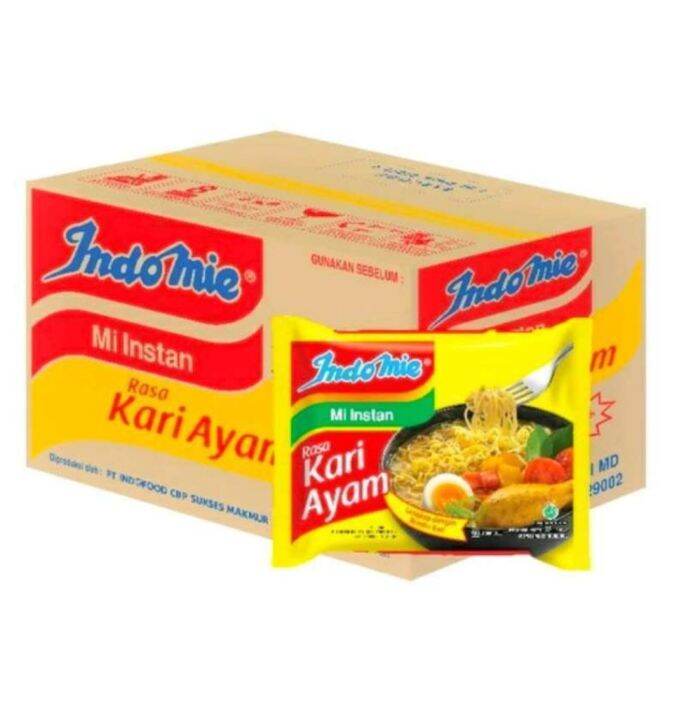 Indomie Rasa Kari Ayam 1 Kardus isi 40 Pcs Murmer | Lazada Indonesia