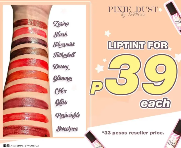 PIXIE DUST REGULAR LIP & CHECK TINT | Lazada PH