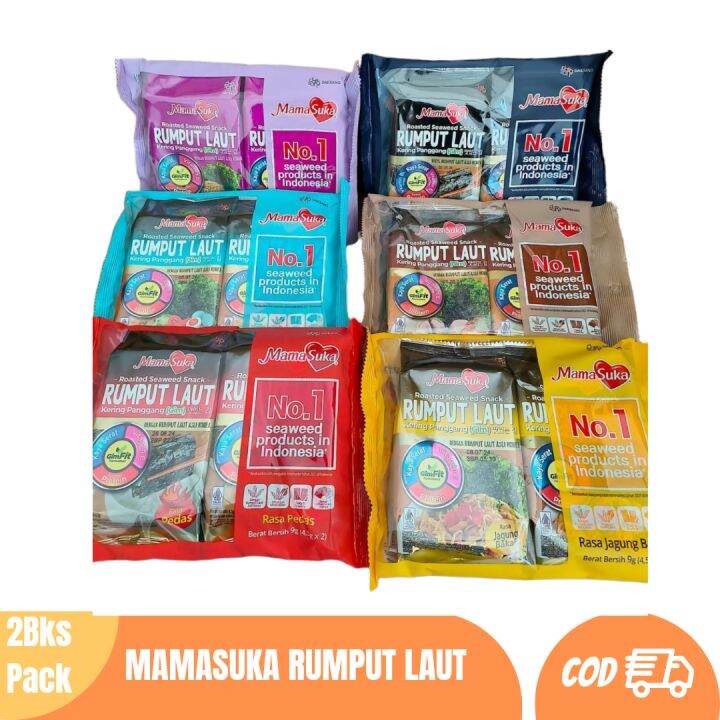 MAMASUKA RUMPUT LAUT 2BKS/PACK | Lazada Indonesia