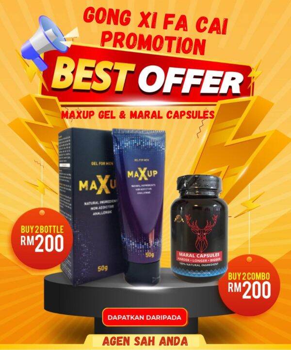 Maxup gel Original Maral capsules | Lazada