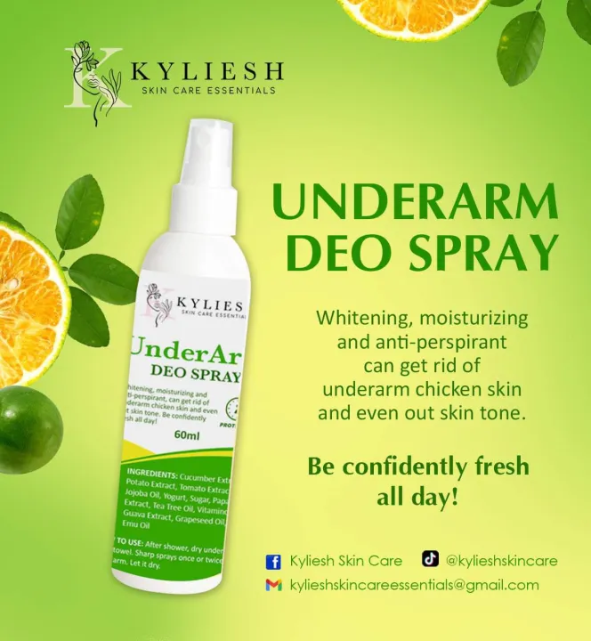 UNDERARM WHITENING DEO SPRAY 24HRS PROTECTION | Lazada PH