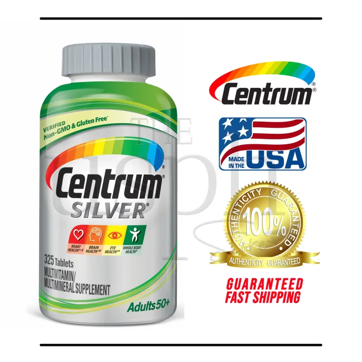 Centrum Silver Adults 50+ Multivitamins - 325 Tablets | Lazada PH