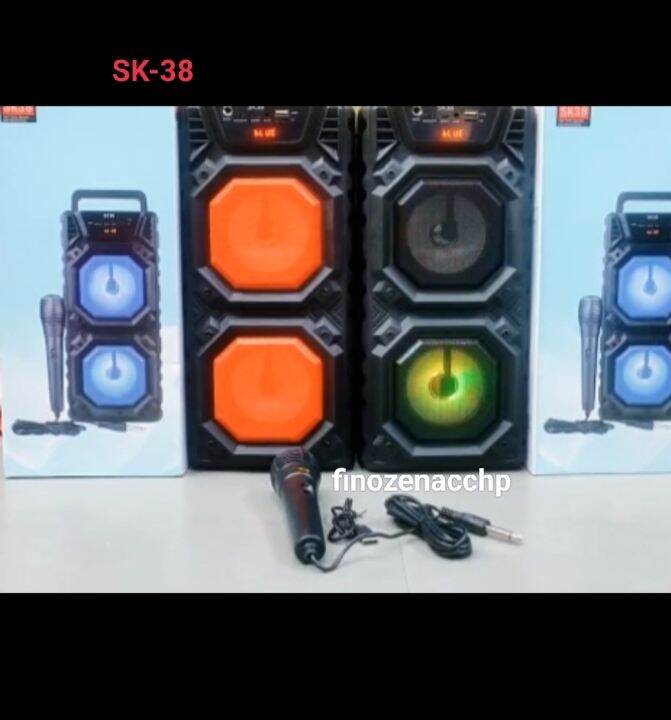 Speaker Bluetooth SK-38 + Mic | Lazada Indonesia
