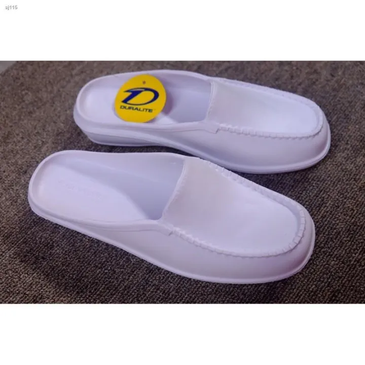 Duralite women's half shoes isabel in white | Lazada PH