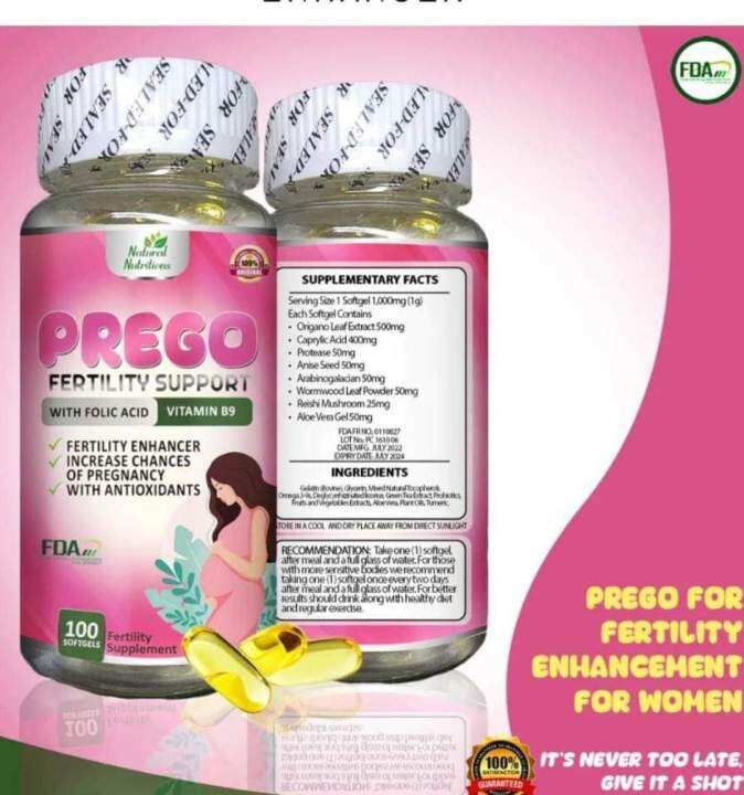 PREGO for Fertility Enhancement for Women | Lazada PH