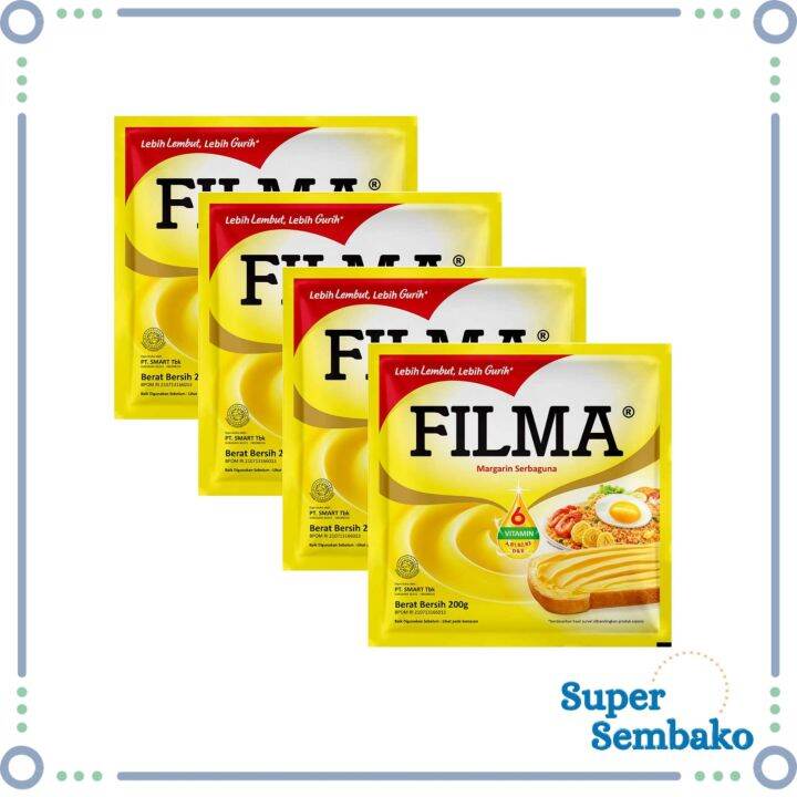 MENTEGA MARGARIN FILMA / MARGARIN SERBAGUNA SEHAT 200g SACHET | Lazada ...