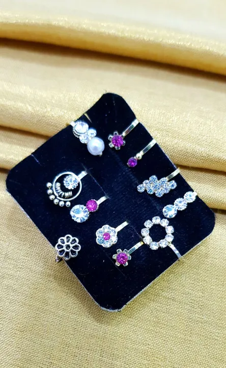 Clip on Nose pin/Mukuthi | Lazada