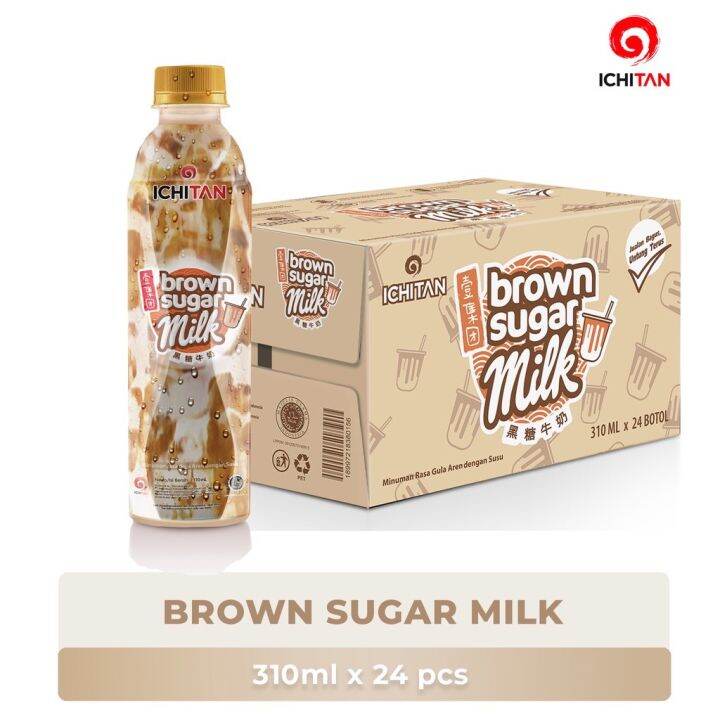 Ichitan Brown Sugar Milk 1 Kardus Isi 24 Botol 310ml | Lazada Indonesia