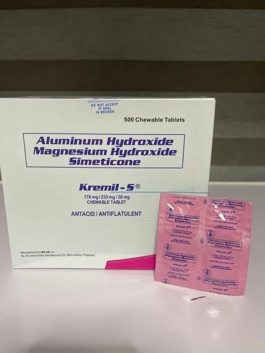 KREMIL S (8 chewable tables for only 56pesos) -GLUO PHARMA | Lazada PH