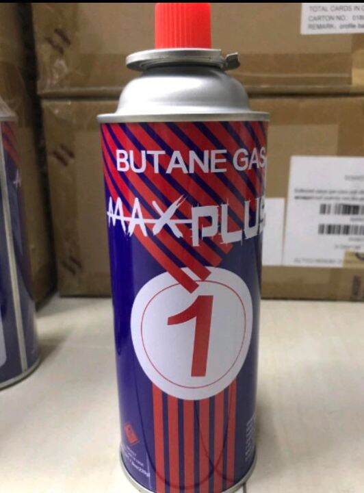 MAX PLUS 1 BUTANE GAS FOR PORTABLE GAS STOVE GAS NOT REFILLED BUTANE ...