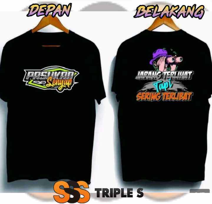 KAOS PASUKAN SENYAP JARANG TERLIHAT TAPI SERING TERLIBAT | Lazada Indonesia