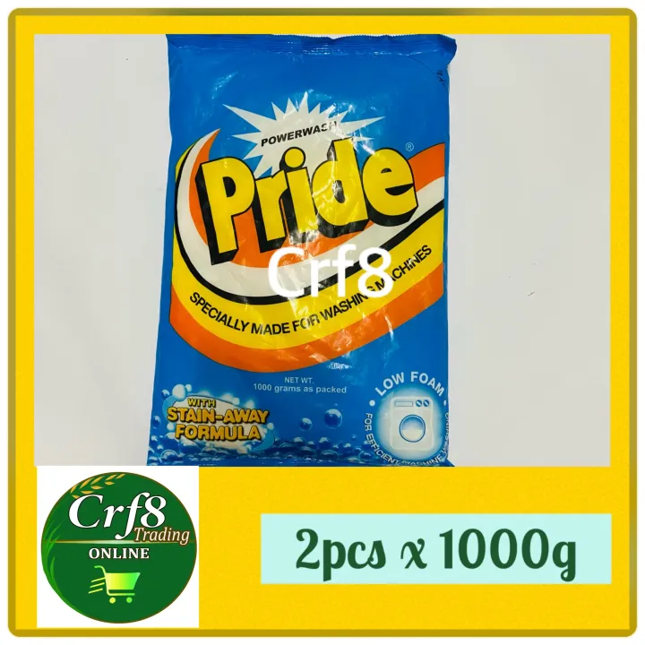 2pcs pride powder detergent power wash 1000g | Lazada PH