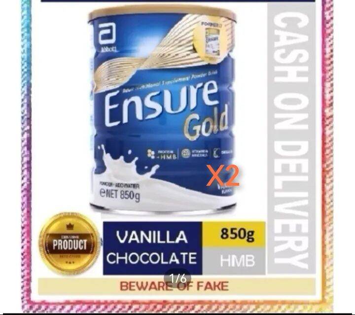 ensure 850g vanilla 2 cans exp 2024 COD | Lazada PH