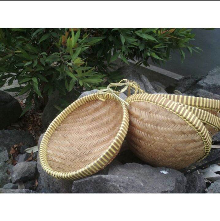 Tampah cekung/tampah ukuran 23cm/tampah tradisional/tampah anyaman ...