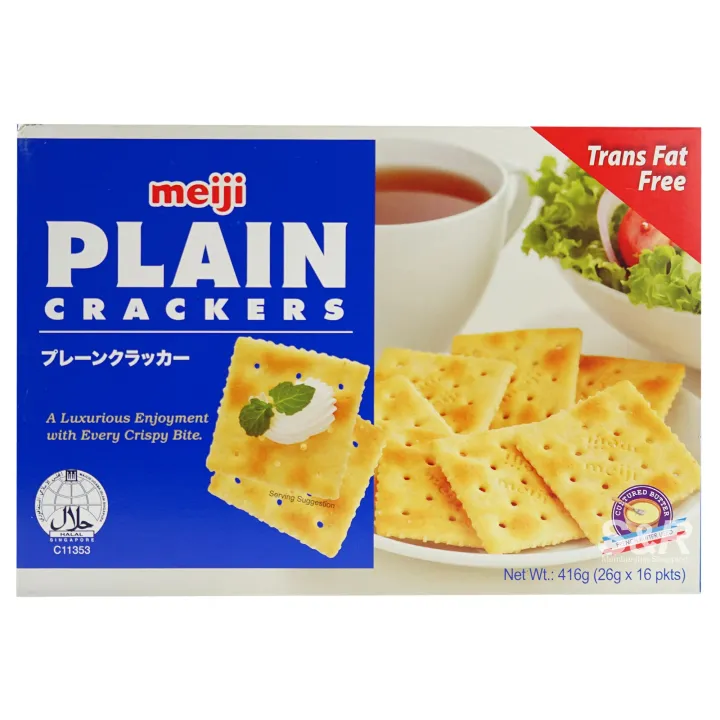 MEIJI Plain Crackers 416g | Lazada PH
