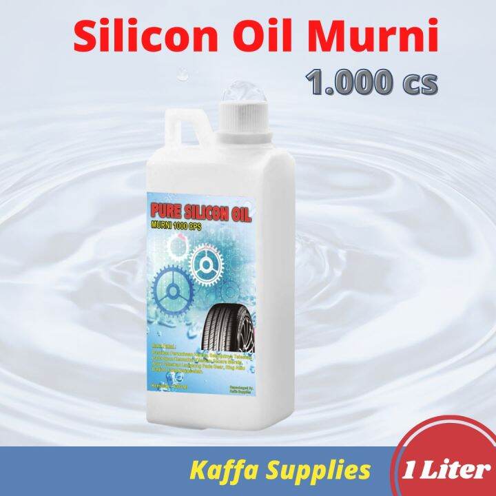 Silicon Oil Murni 1000 cps Brilliant Silicone Oil 1 Liter | Lazada ...