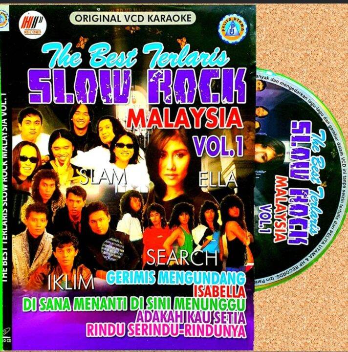 Kaset Asli Original Vcd Karaoke Lagu Slow rock Malaysia Lama - Vocal On Of Aktif - Kaset Vcd ...