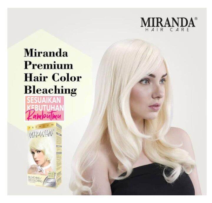 Miranda hair color mc6 bleaching/decoloring | Lazada
