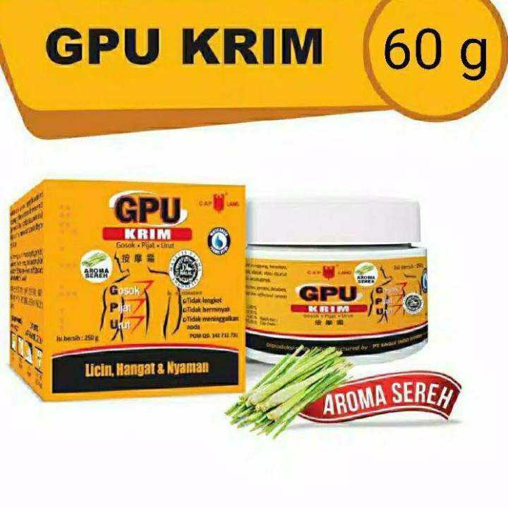 GPU Krim Obat Gosok Dan Urut 60 gr | Lazada Indonesia
