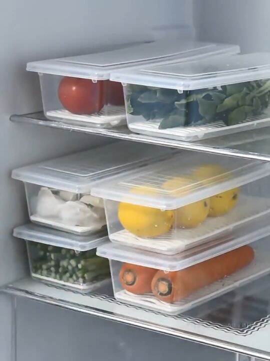 Food Fresh Storage Box Containers Kitchen Fridge Organizer Case ...