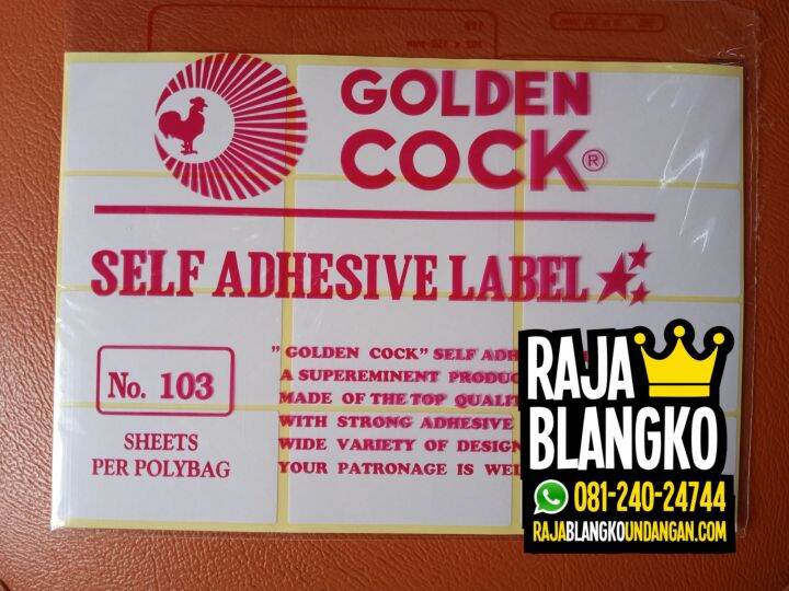 LABEL UNDANGAN | RAJA BLANGKO UNDANGAN | Lazada Indonesia