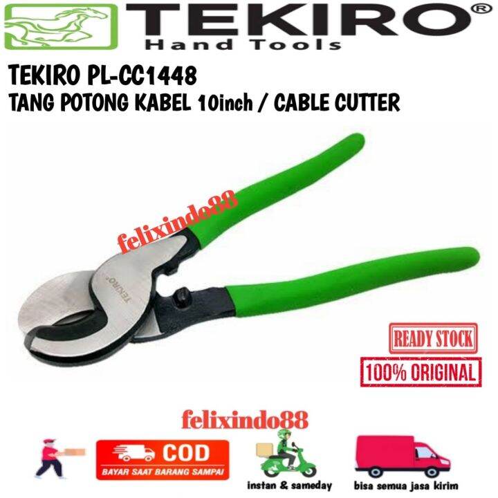 Tekiro Tang Potong Kabel 10 Inch Cable Cutter Potong Kawat Sling Baja ...