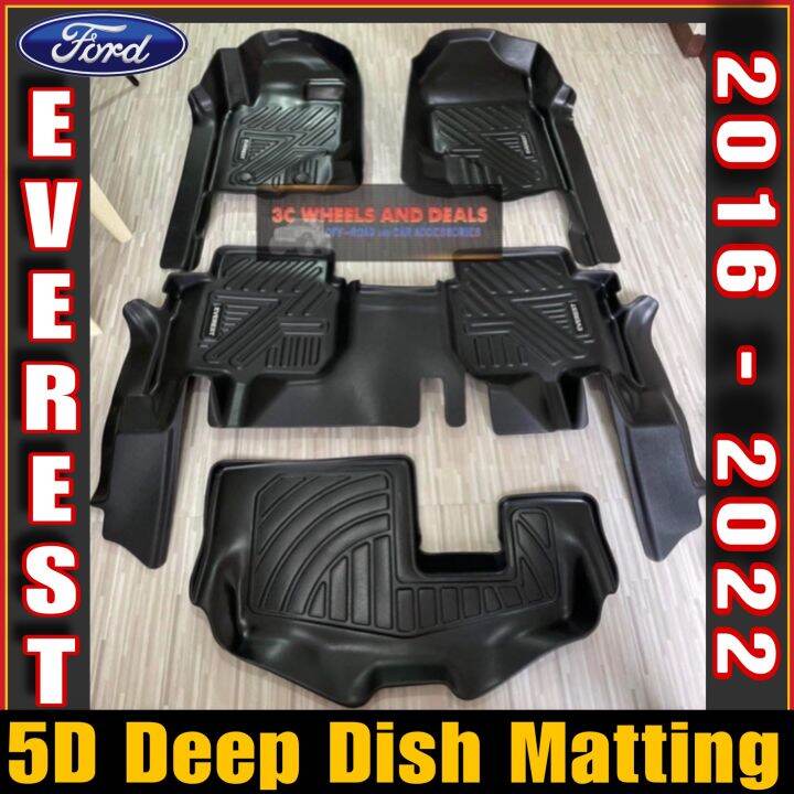 FORD EVEREST 2016-2023 5D DEEP DISH MATTING | Lazada PH