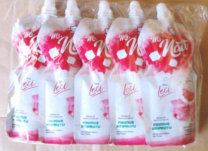 Mr Nata minuman jelly dengan nata de coco 1 pack 5pcs | Lazada Indonesia