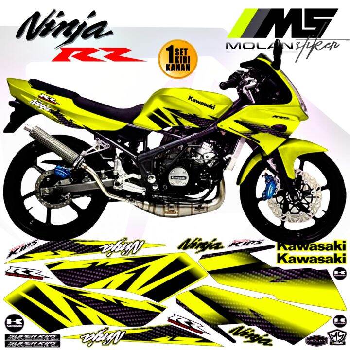 Decal Sticker Striping Variasi Ninja Rr Old 150 2Tak 2006-2011 Ninja Rr ...