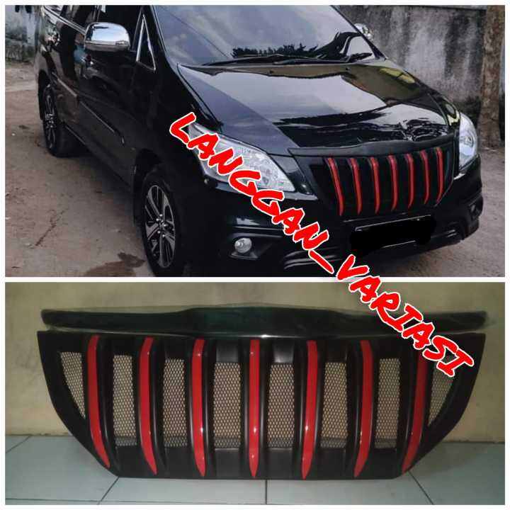 Grill Innova 2014 - 2015 model prado list merah grill toyota Inova 2014 ...