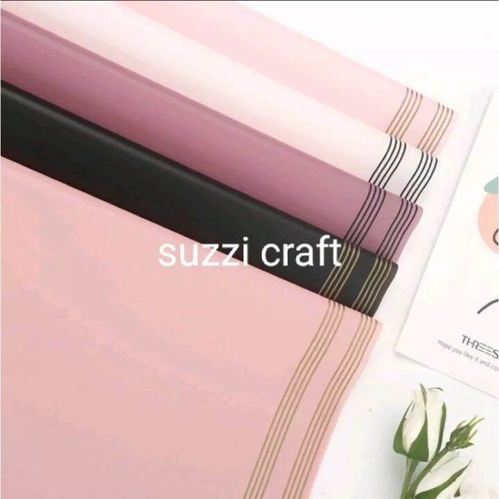 ECER kertas buket wrapping triple list frame cellophane/kertas buket ...