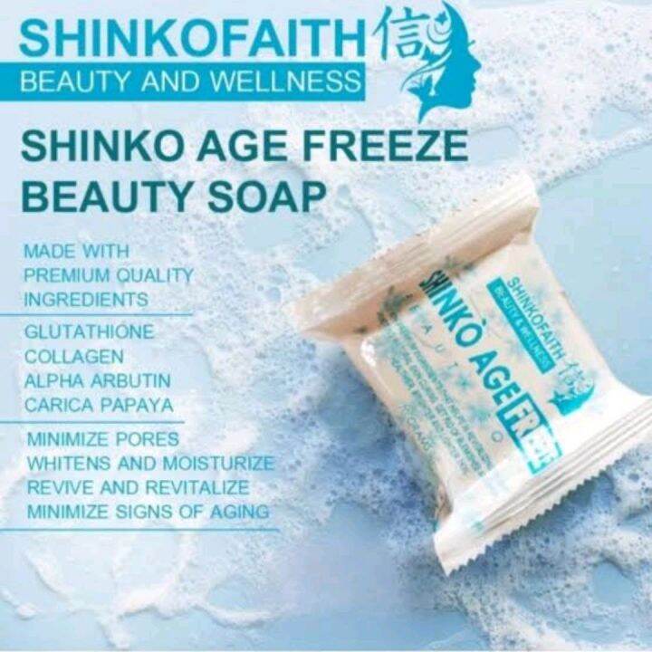 SHINKOFAITH AGE FREEZE BEAUTY SOAP BY MS. ROXANNE | Lazada PH
