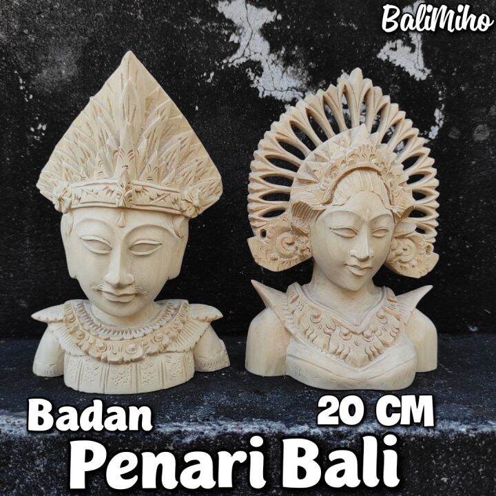 Patung Badan Kecak Janger 20 cm/Patung Penari Bali/Patung Kayu/Patung ...