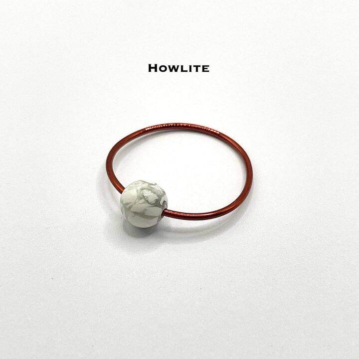 Howlite Copper Ring Dainty | Lazada PH