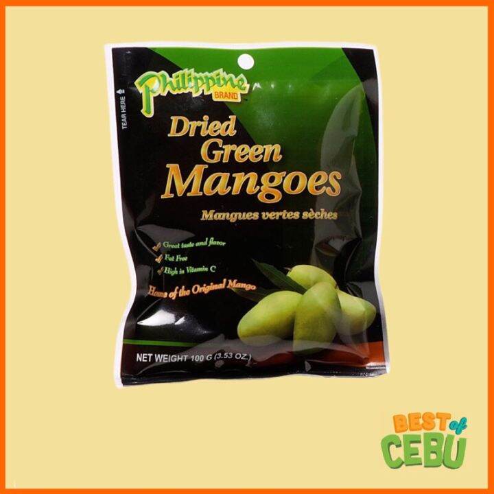 Philippine Brand Dried Green Mangoes 100g Best of Cebu | Lazada PH