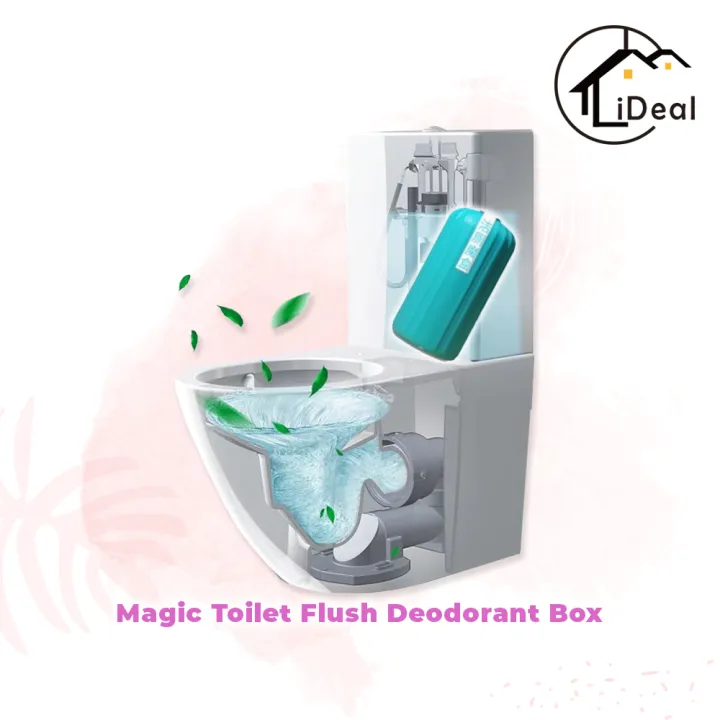 iDeal Home Magic Toilet Flush Cleaner Liquid Toilet Bowl Flush Aromatic ...