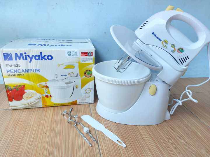 Mixer Duduk Miyako/Standing Mixer Alat Pencampur Miyako SM 625 | Lazada ...
