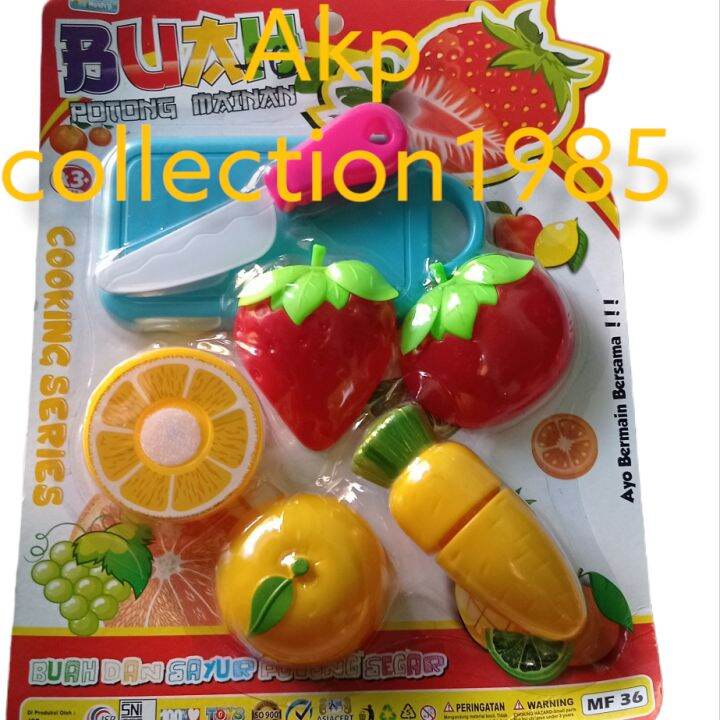 TERBARU!!!mainan buah buahan potong/mainan anak perempuan | Lazada ...