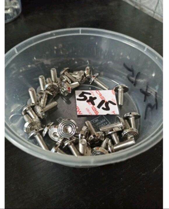 CNC CONCAVE BOLTS 5x15 (SOLD PER PIECE) | Lazada PH