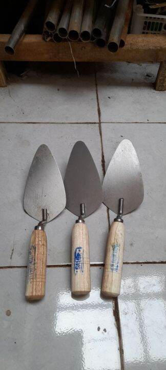 Paket 3 cetok lancip 18cm 3 bahan ( galur asli,Semi baja & stainless ...