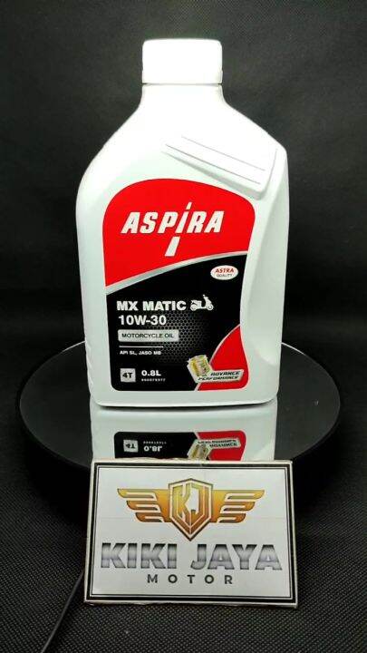 Oli Mesin Motor Matic Aspira MX 10W-30 Mineral Premium 0,8 Liter | Lazada Indonesia