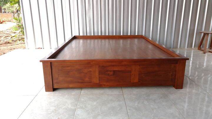 Dipan Jati Minimalis Tanpa HeadBoard | Dipan Lesehan | Lazada Indonesia