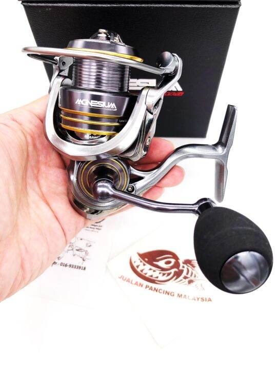 GTECH 2021 MAGNESIUM LITE SW AND MAG SW SALTWATER SPINNING REEL, MESIN ...