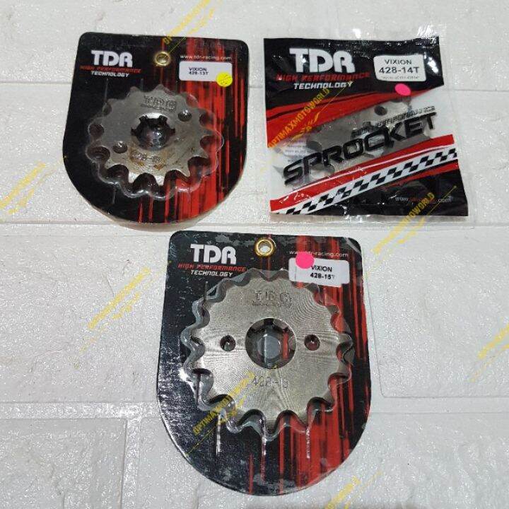 Gear gir depan TDR racing 13T 14T 15T Vixion/ R15 v1 v2 | Lazada Indonesia