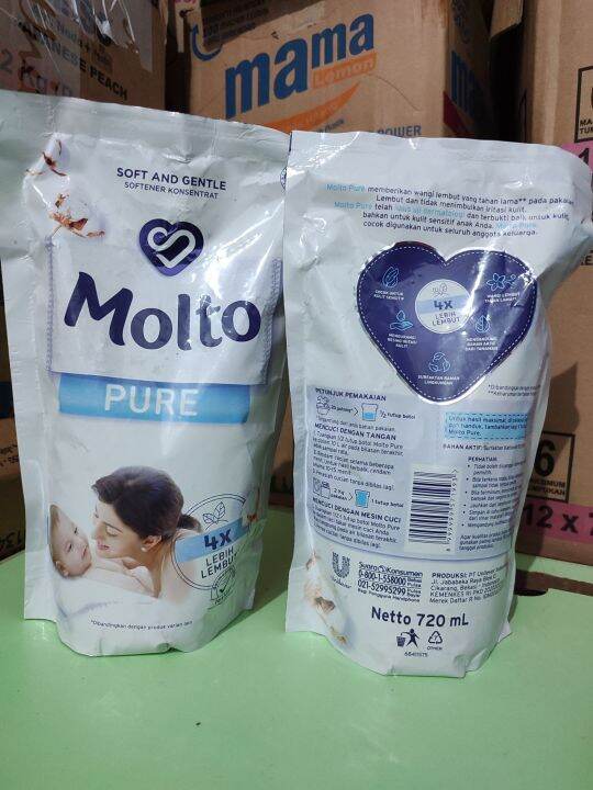 molto pure 720 ml pelembut dan pewangi pakaian | Lazada Indonesia