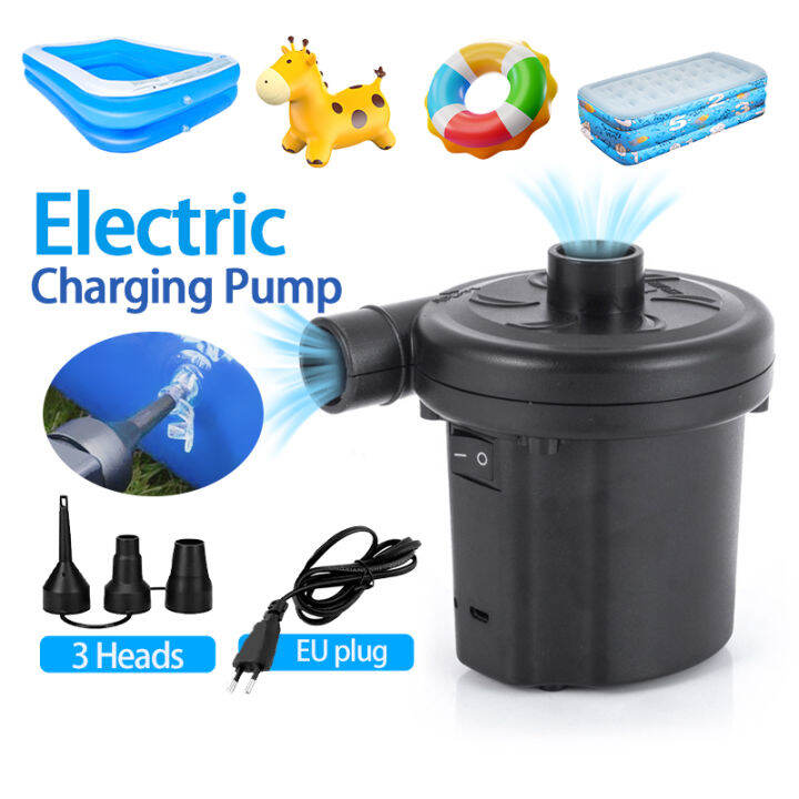 Portable Air Inflatable Pump 220V-240V AC Electric Air Pump Inflation Pump Inflate Deflate with ...