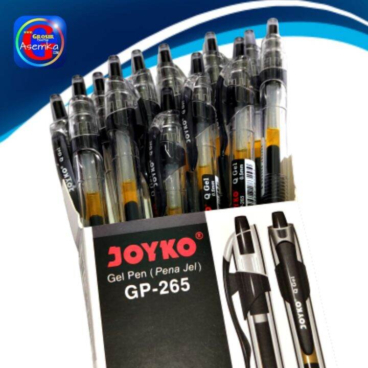 Bolpen Gel Pen Pulpen Pena Joyko GP-265 Q Gel 0.5 mm Grosir 12pcs | Lazada Indonesia