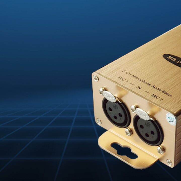 2-CH Phantom Power Microphone Amplifier To Network Cable Switch ...